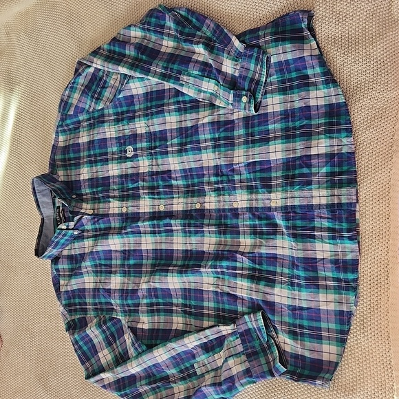 Chaps | Shirts | Chaps Mens Button Down Shirt Sz Xxl | Poshmark